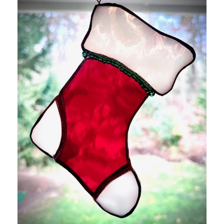 Red Christmas Stocking Ornament - Spectrum Gallery Online Shop